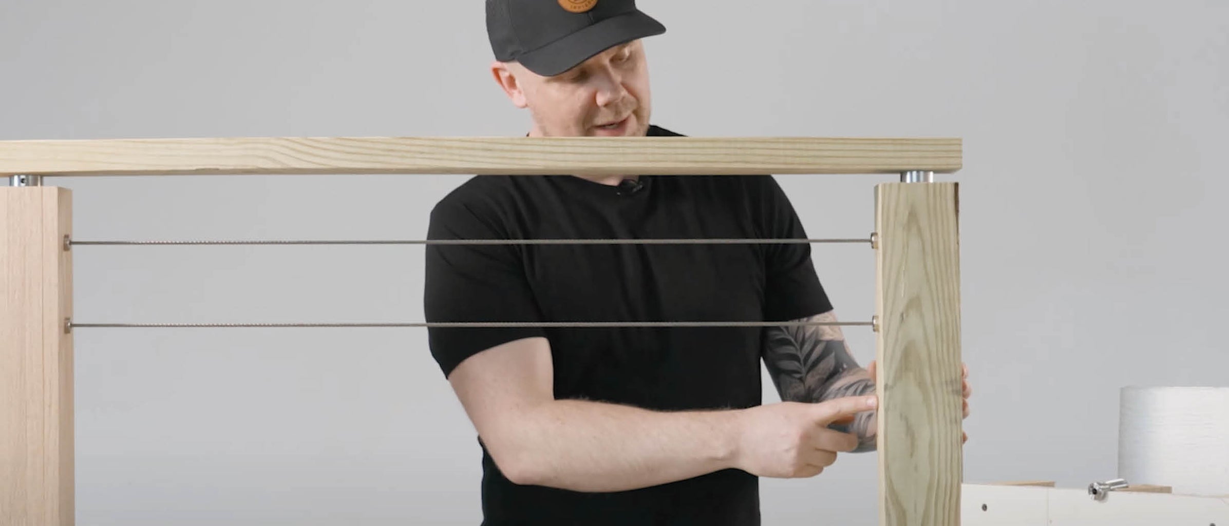 Wood Cable Railing Kits | Cable Railings for Wood Posts | Cable Bullet ...