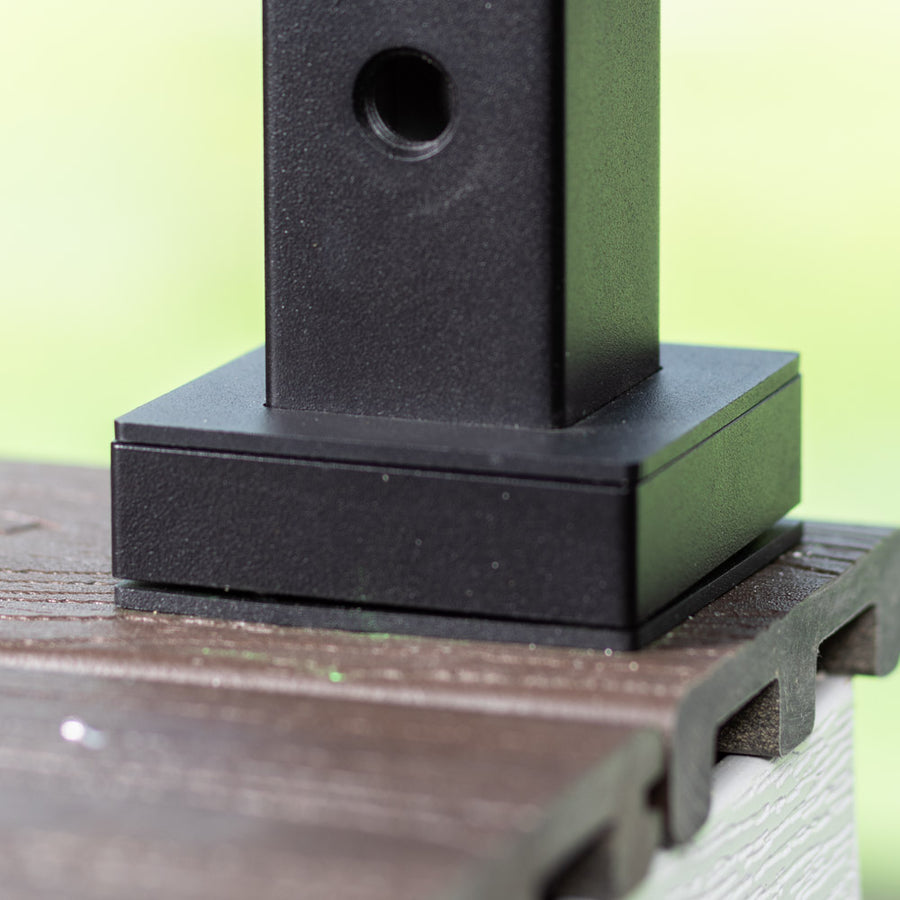 Aluminum Post Leveling Plate — Cable Bullet