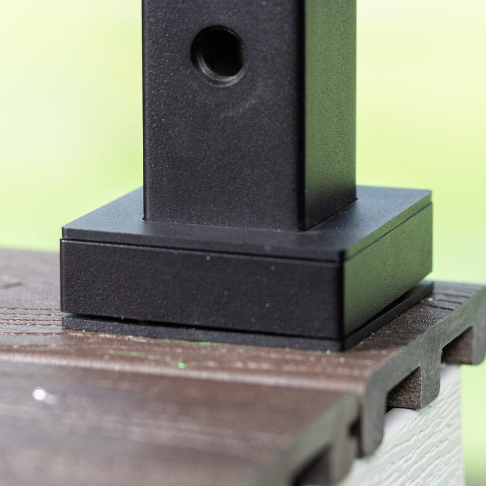 Aluminum Post Leveling Plate — Cable Bullet
