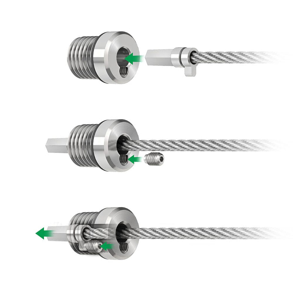 Cable Tensioner for Metal Posts — Cable Bullet