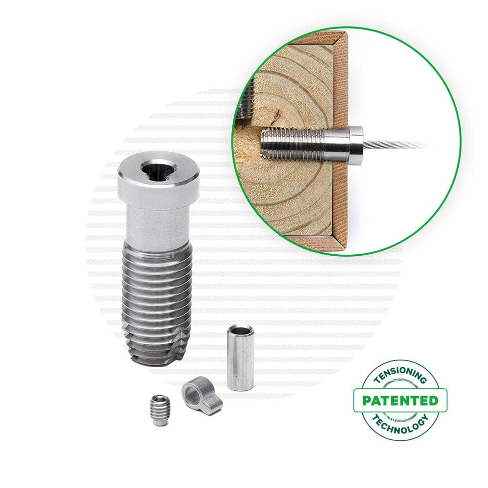 Cable Tensioner for Wood Posts — Cable Bullet