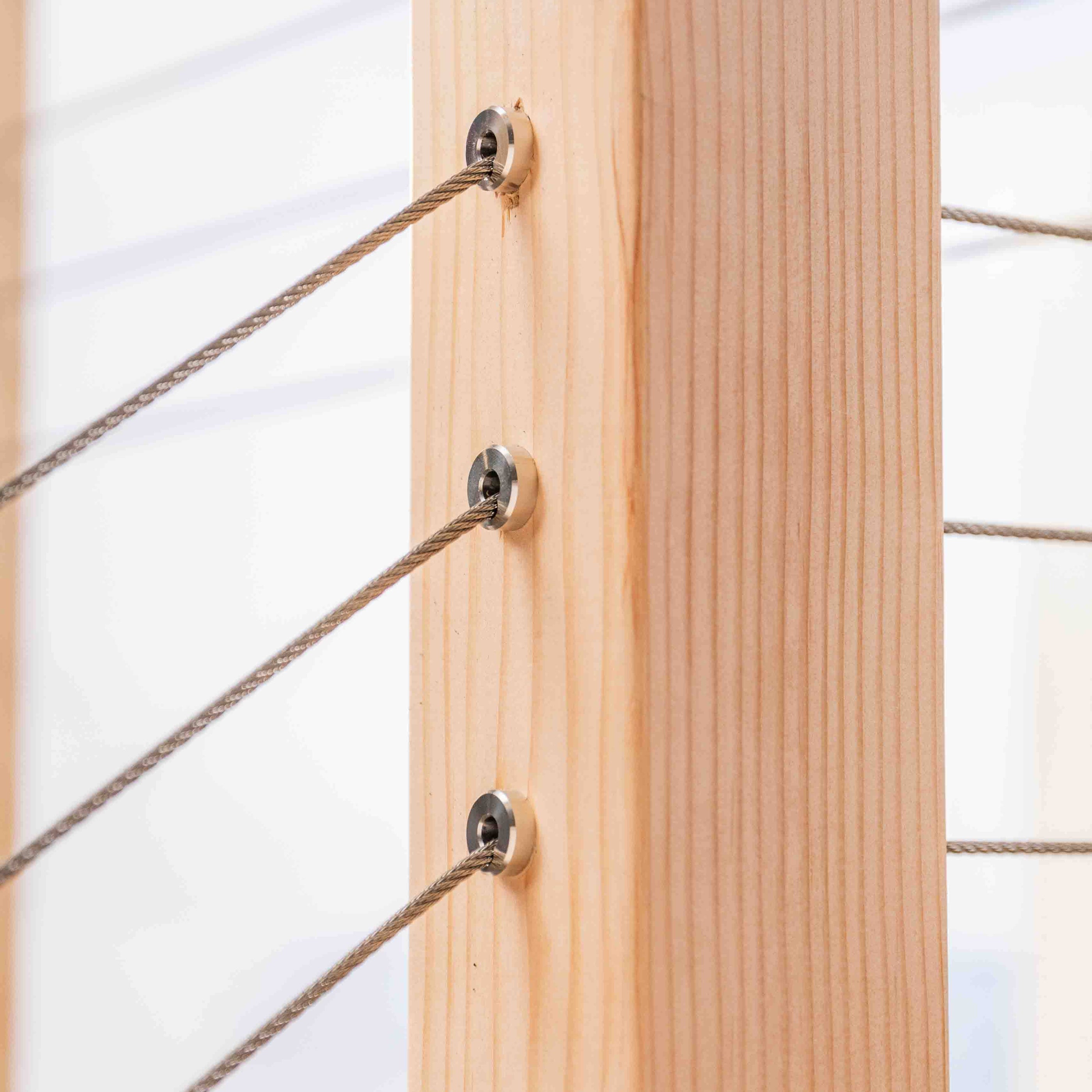 Cable Tensioner for Wood Posts — Cable Bullet
