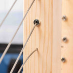 Deluxe Cable Rail Post Hole Cover — Cable Bullet