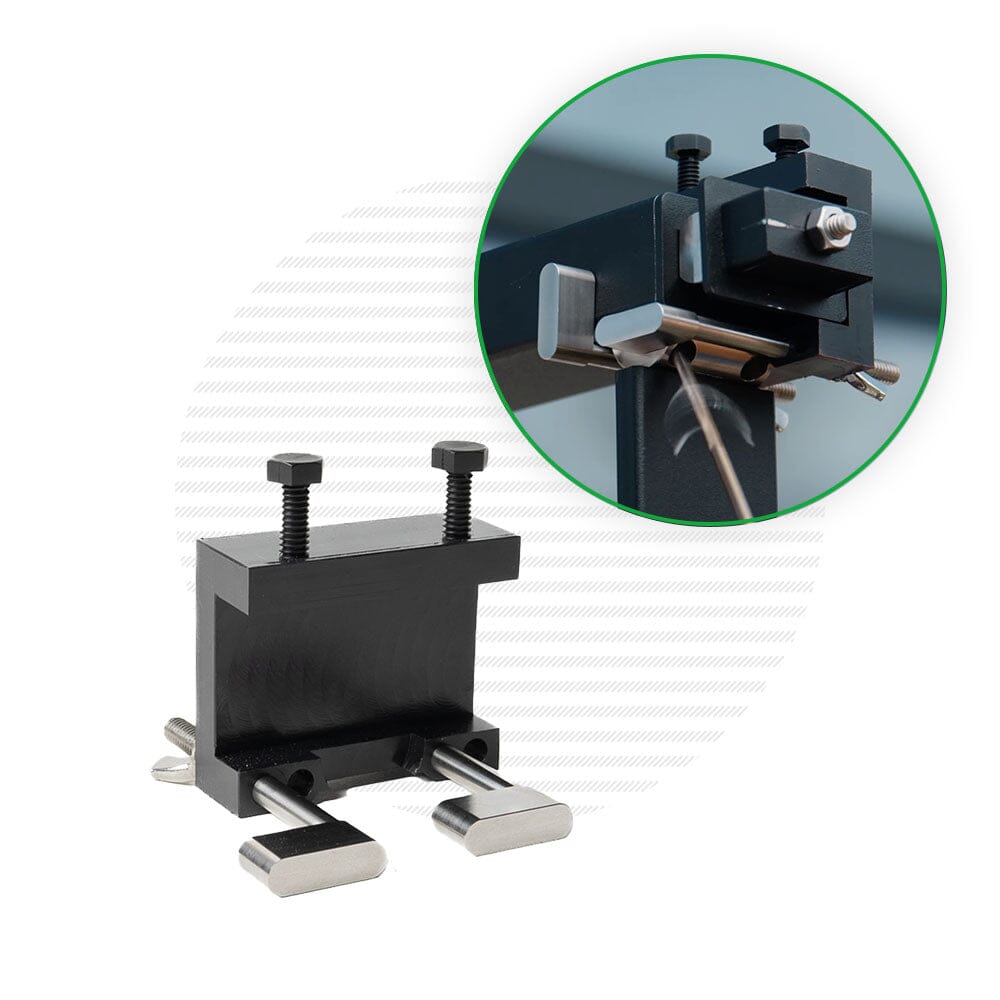 Handrail Clamp for Line Posts — Cable Bullet