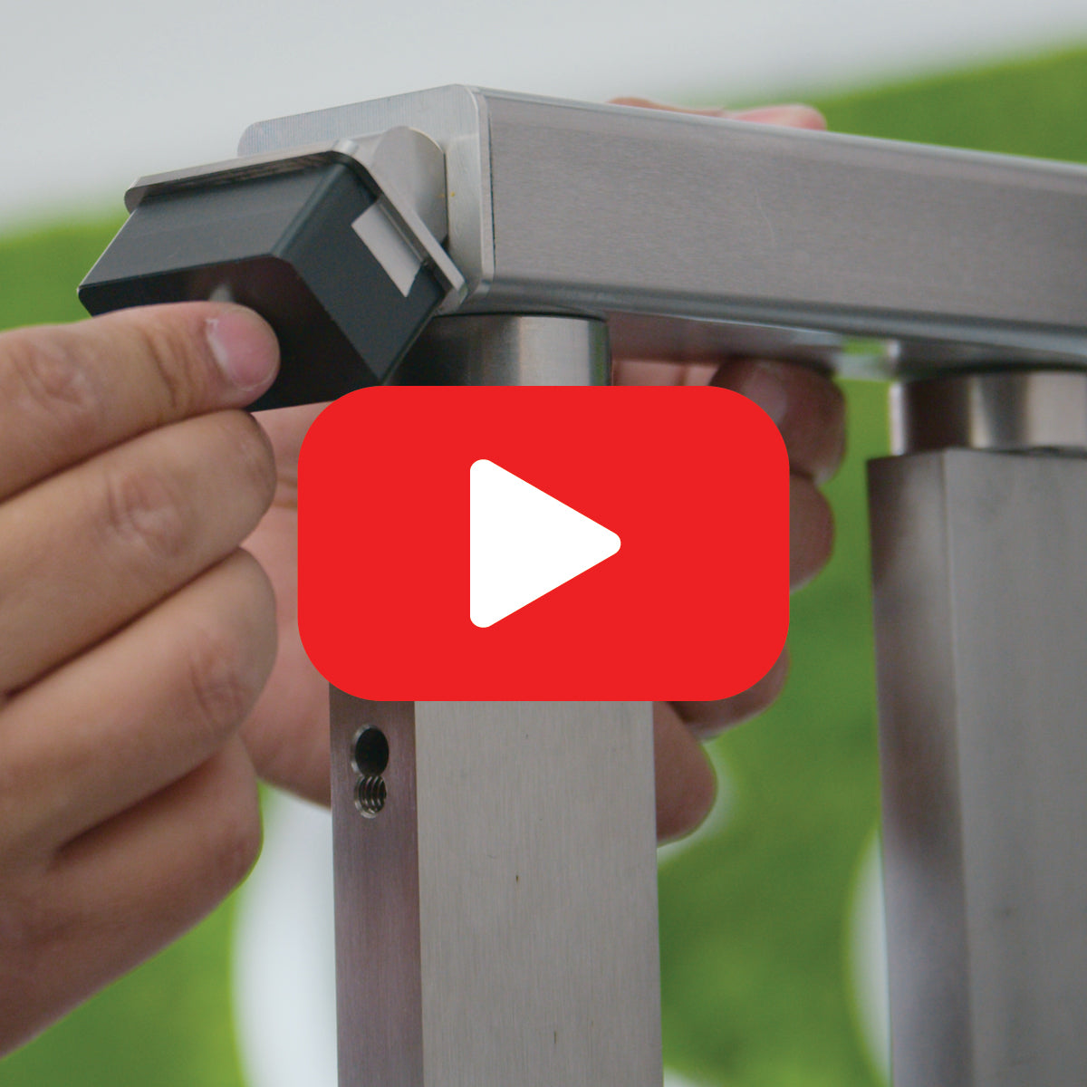 Signature Select Stair Corner Handrail Hinge — Cable Bullet