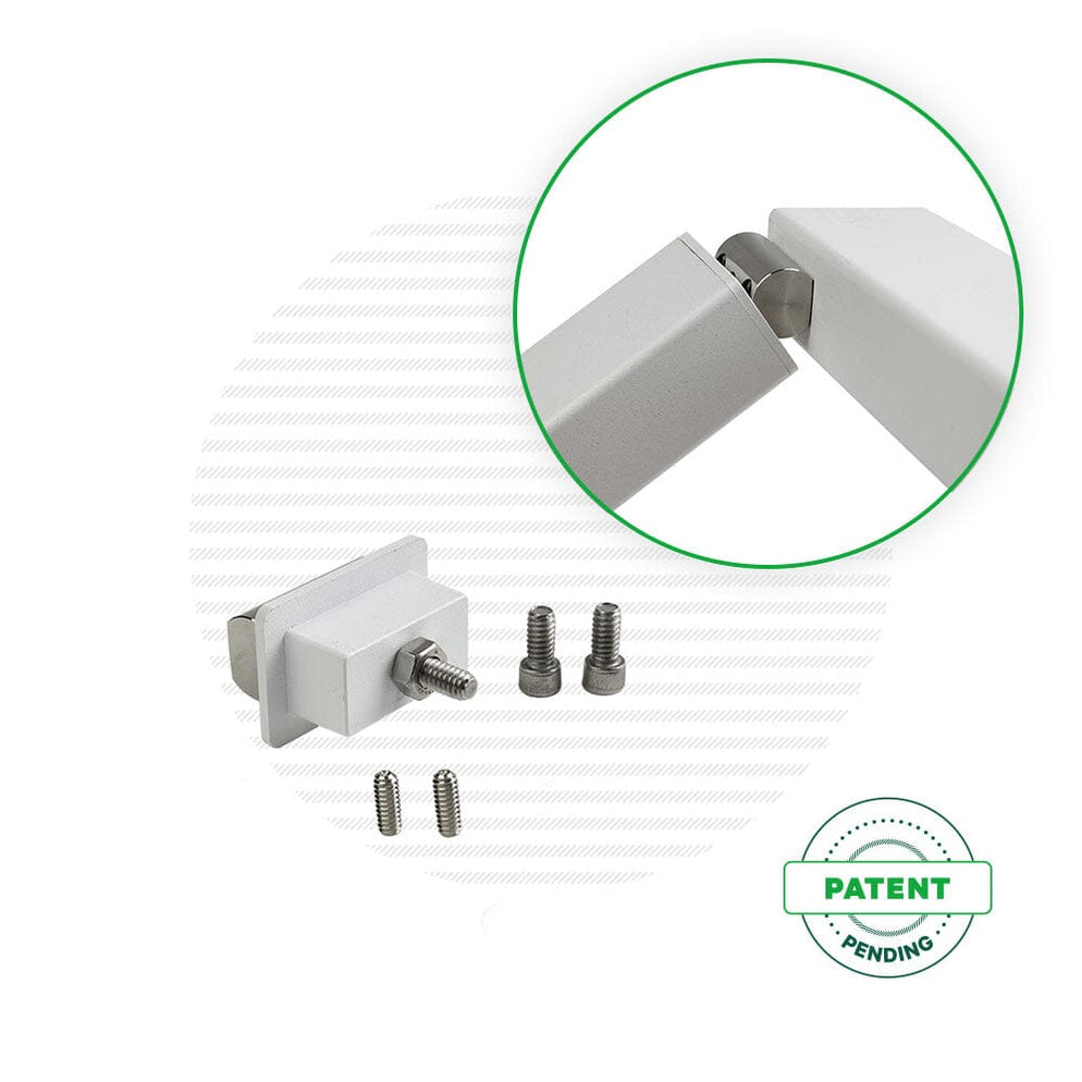 Signature Classic Stair Corner Handrail Hinge — Cable Bullet