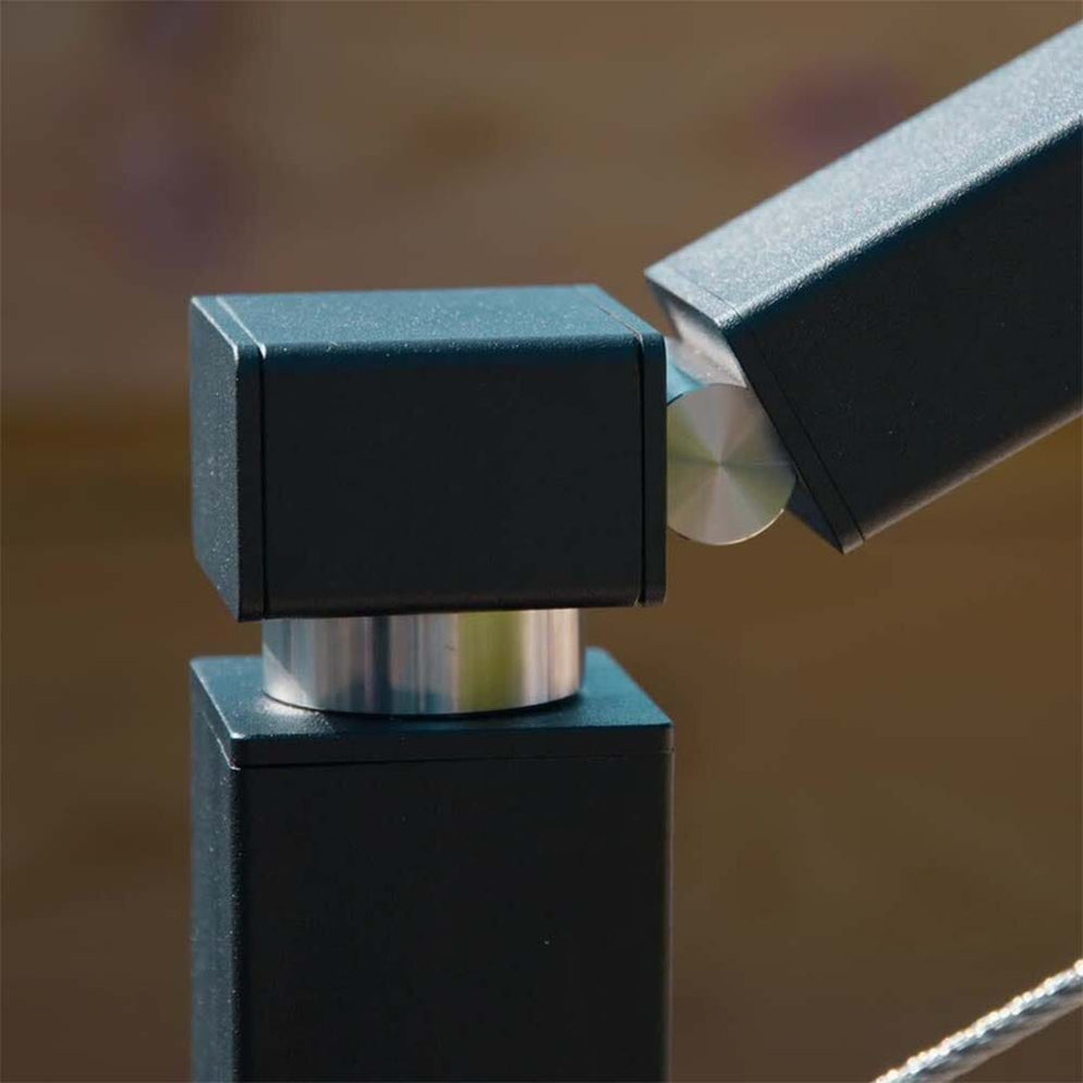 Signature Classic Stair End Handrail Hinge — Cable Bullet