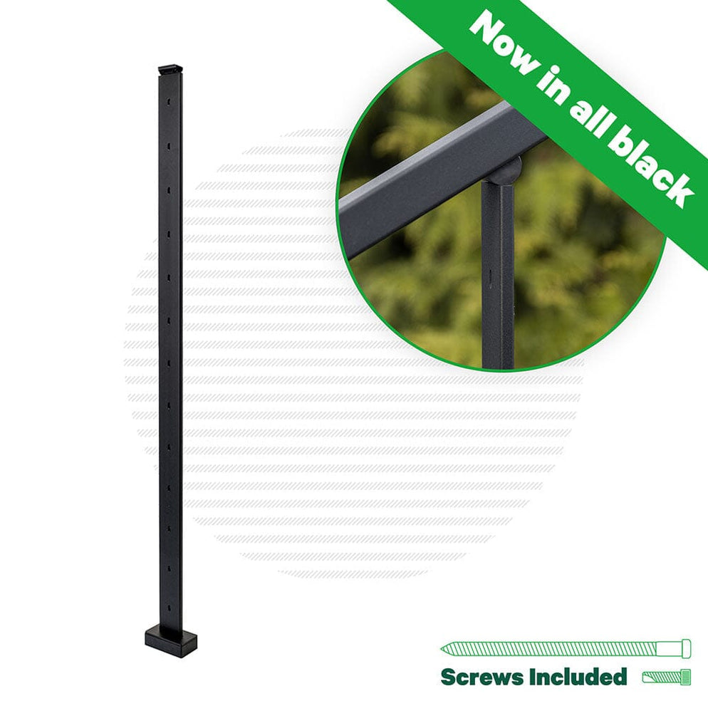 Signature Midnight Top Mount Line Post — Cable Bullet