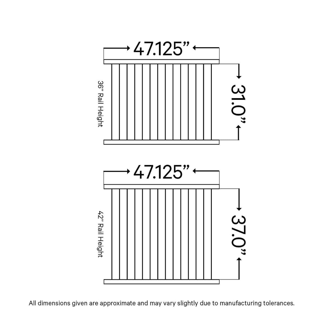 Summit Series Vertical Cable Railing Level Panel — Cable Bullet