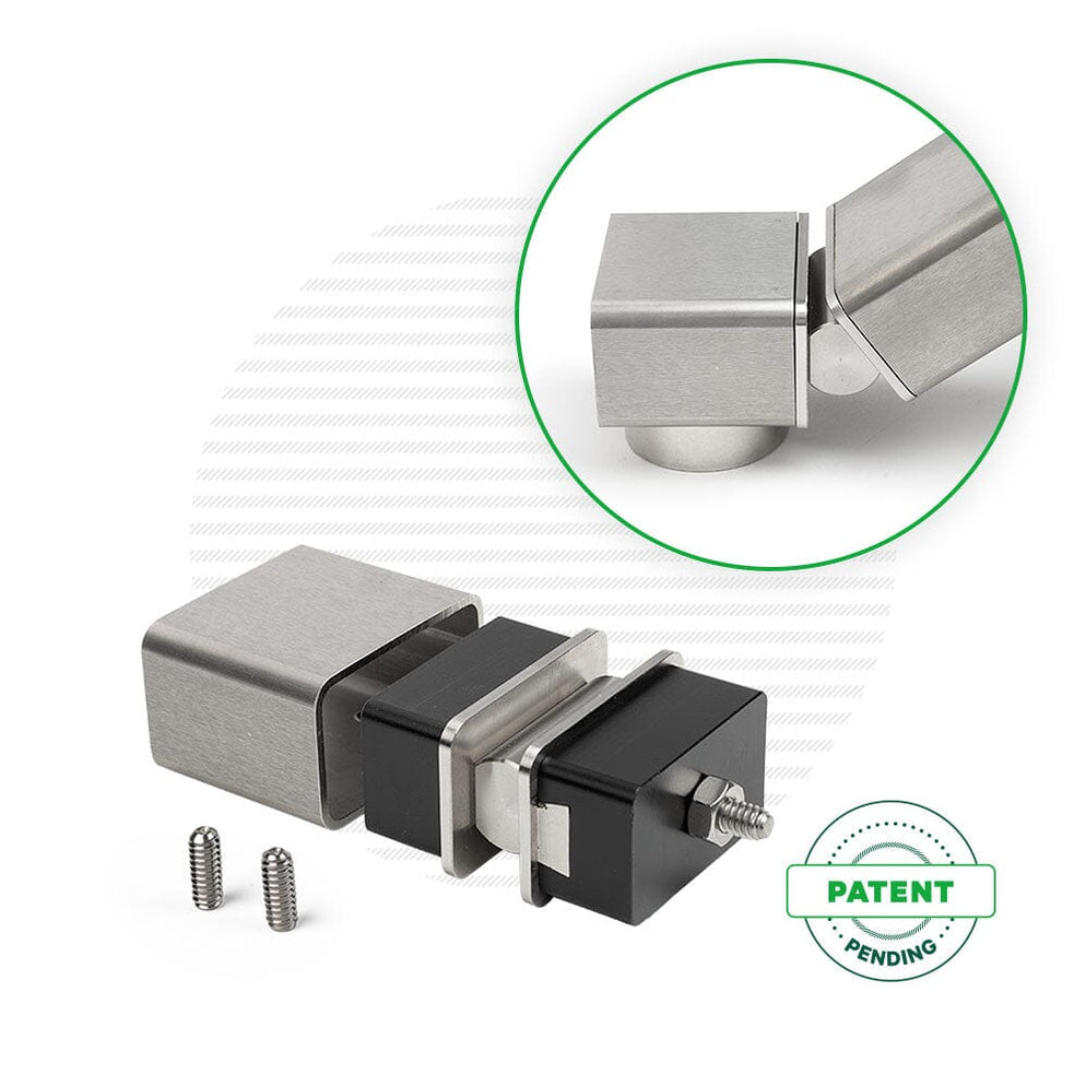 Signature Select Stair End Handrail Hinge — Cable Bullet