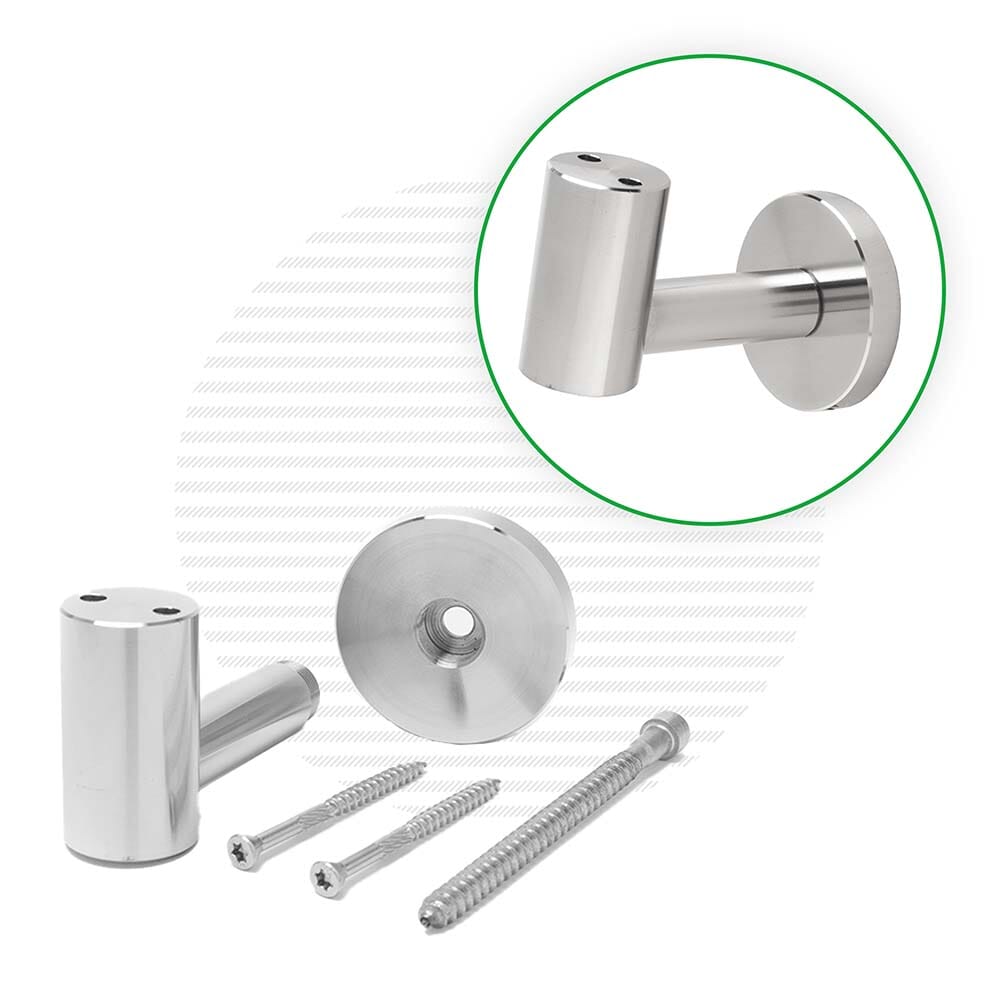 Wall-Mounted Handrail Bracket — Cable Bullet