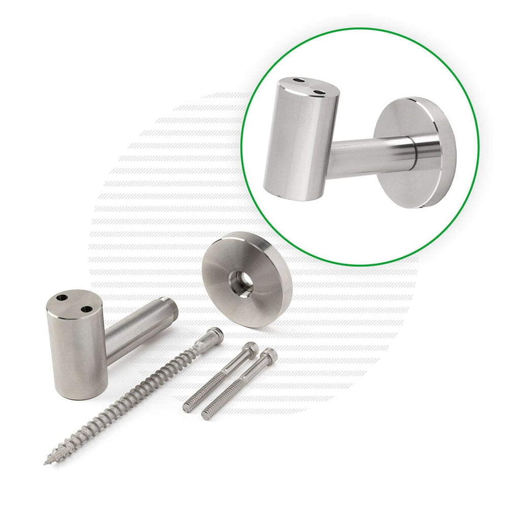 Wall-Mounted Handrail Bracket — Cable Bullet