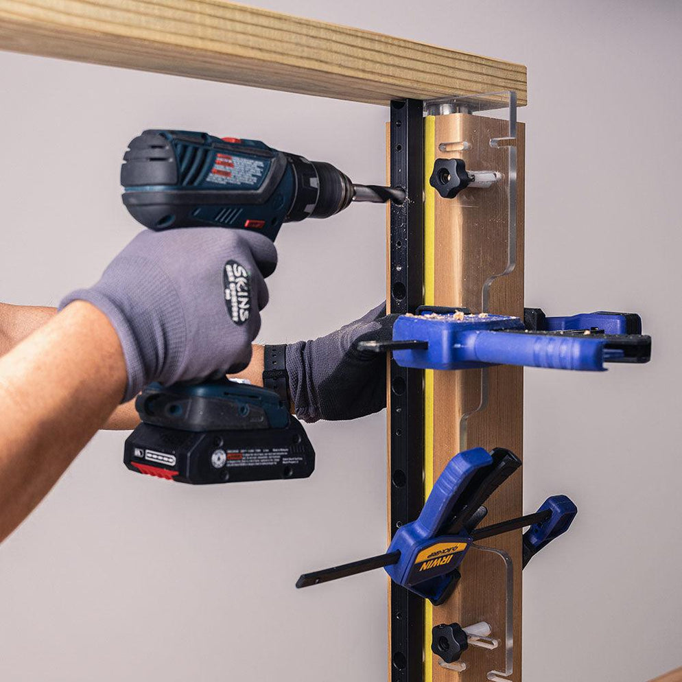 Cable Bullet Drill Guide and Template for Level Runs