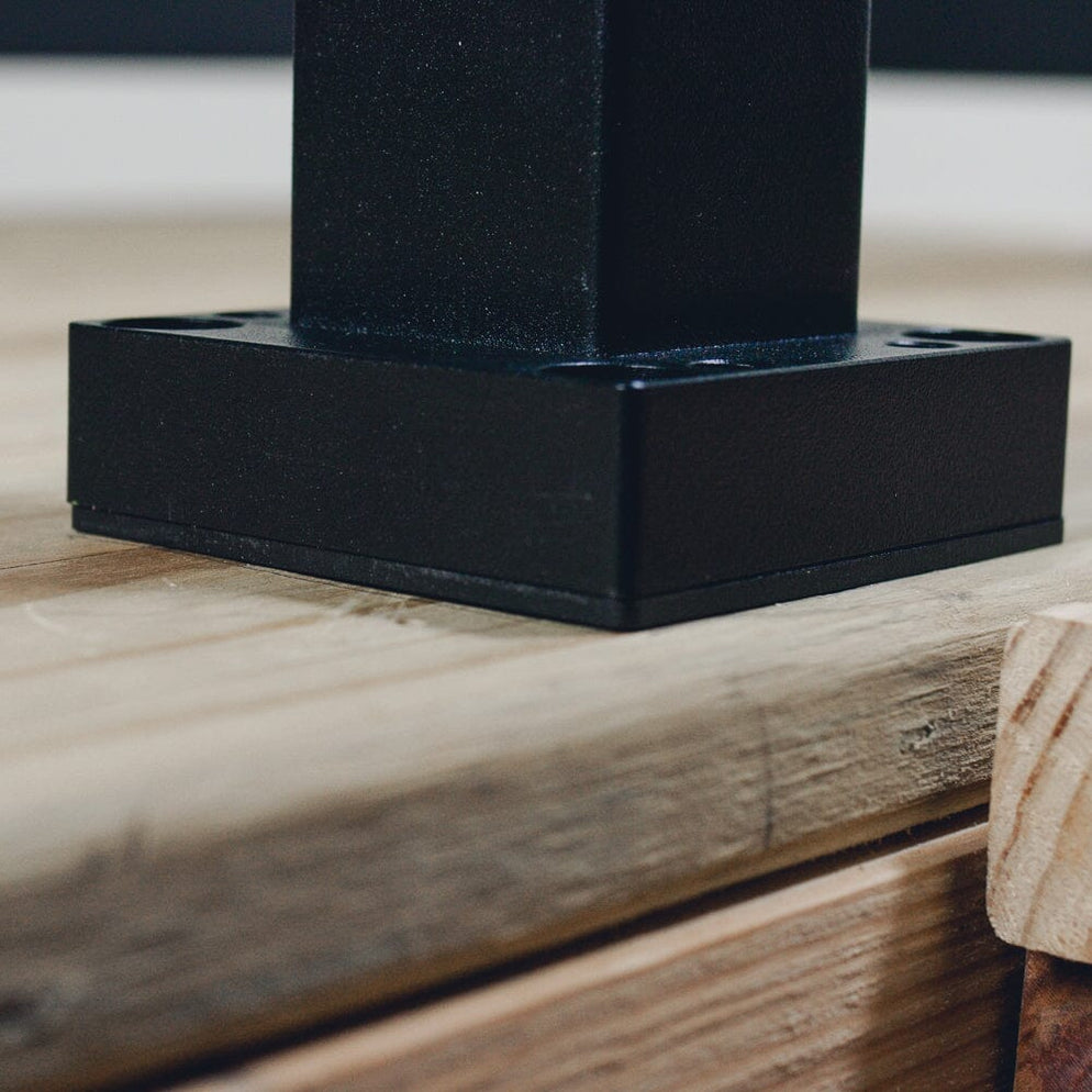 Aluminum Post Leveling Plate — Cable Bullet