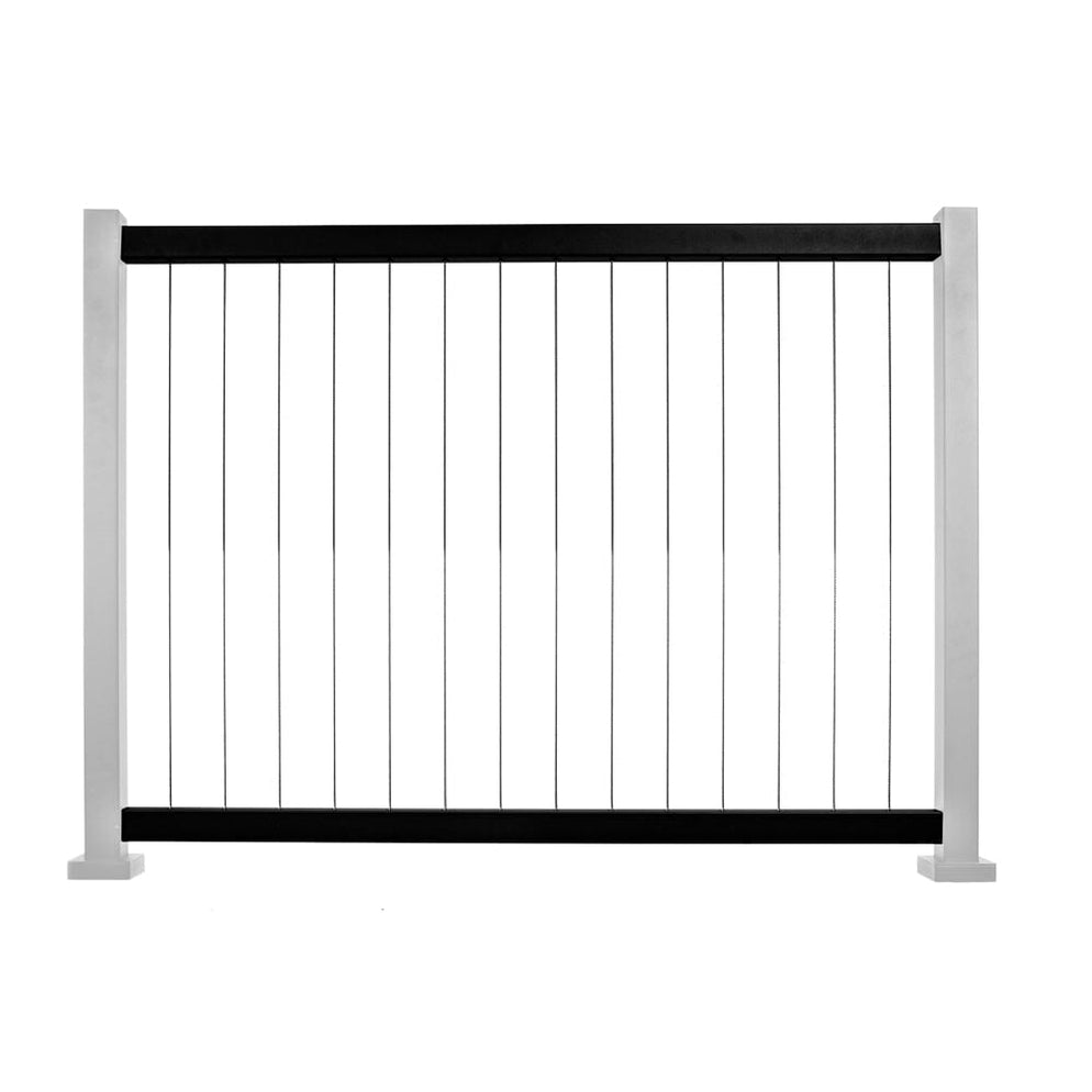 Summit Series Vertical Cable Railing Level Panel — Cable Bullet