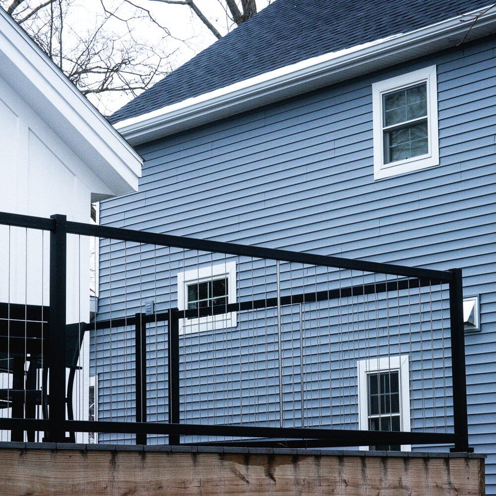 Summit Series Vertical Cable Railing Level Panel — Cable Bullet